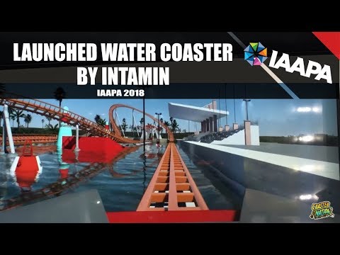 Launched Water Coaster by Intamin - IAAPA 2018 - YouTube