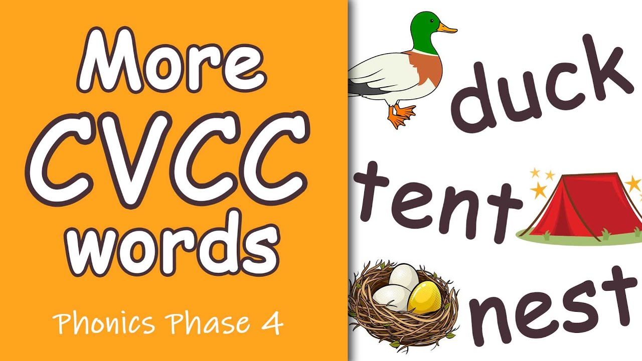 More CVCC Words | Phonics Phase 4 - YouTube