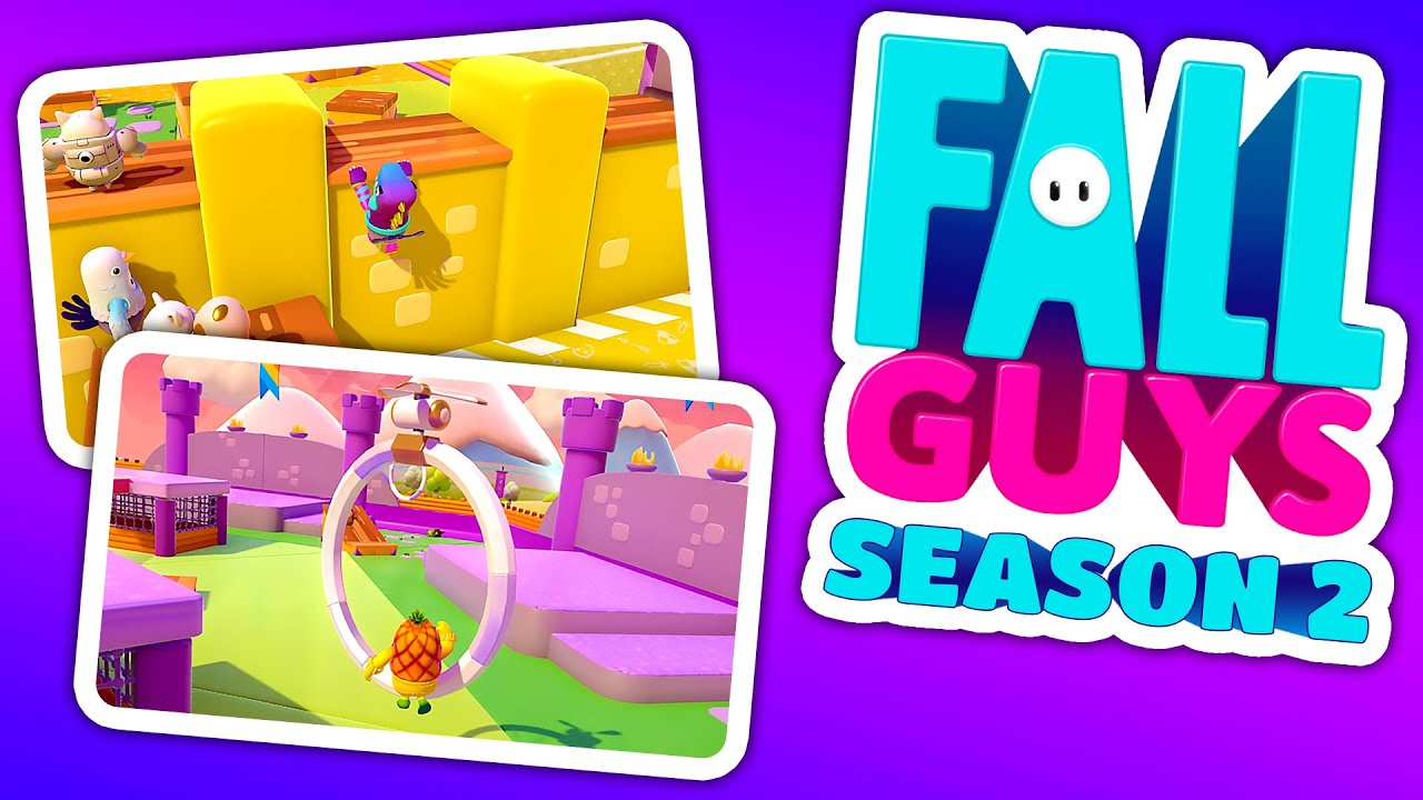 👑 NEW MAPS, LEVELS, & MINIGAMES IN SEASON 2 OF FALL GUYS!!! - Fall Guys ...