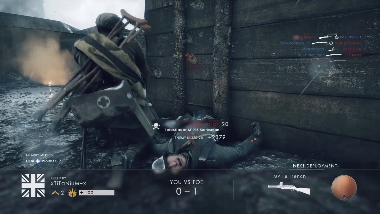 9 KILL MULTI WITH STICK GRENADE! - BF1 - YouTube