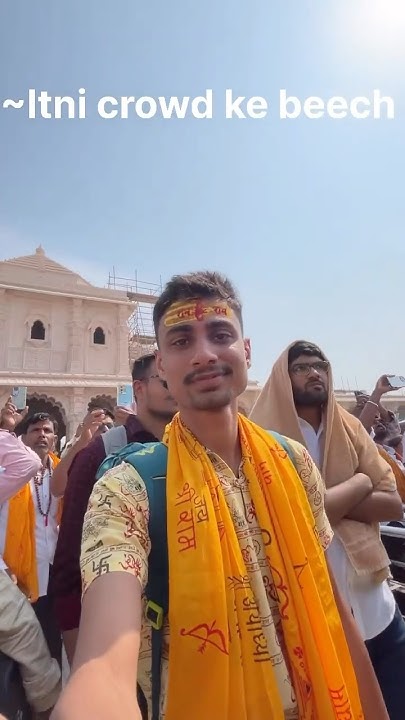 Finally shree ram lala ka darshan ho hi gya🥹#rammandir #shortvideo # ...