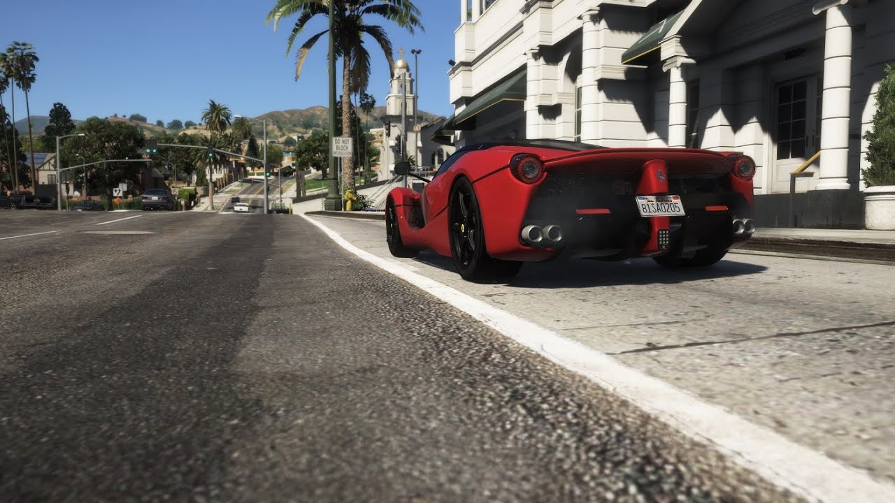 Ferrari LaFerrari 2015 - GTA V with NaturalVision & VisualV mod - YouTube