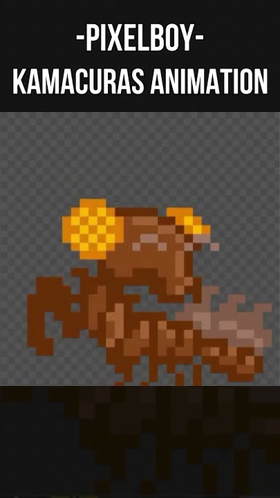 Kamacuras Animation | PixelBoy #animationart #pixel #kaiju #godzilla #pixelart #monsterverse # ...