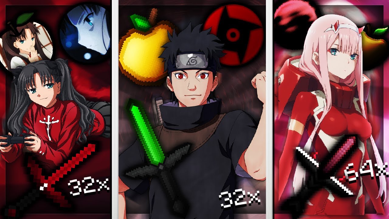 Top 3 Anime Texture Packs You MUST Try – Minecraft PVP Java & Bedrock ...