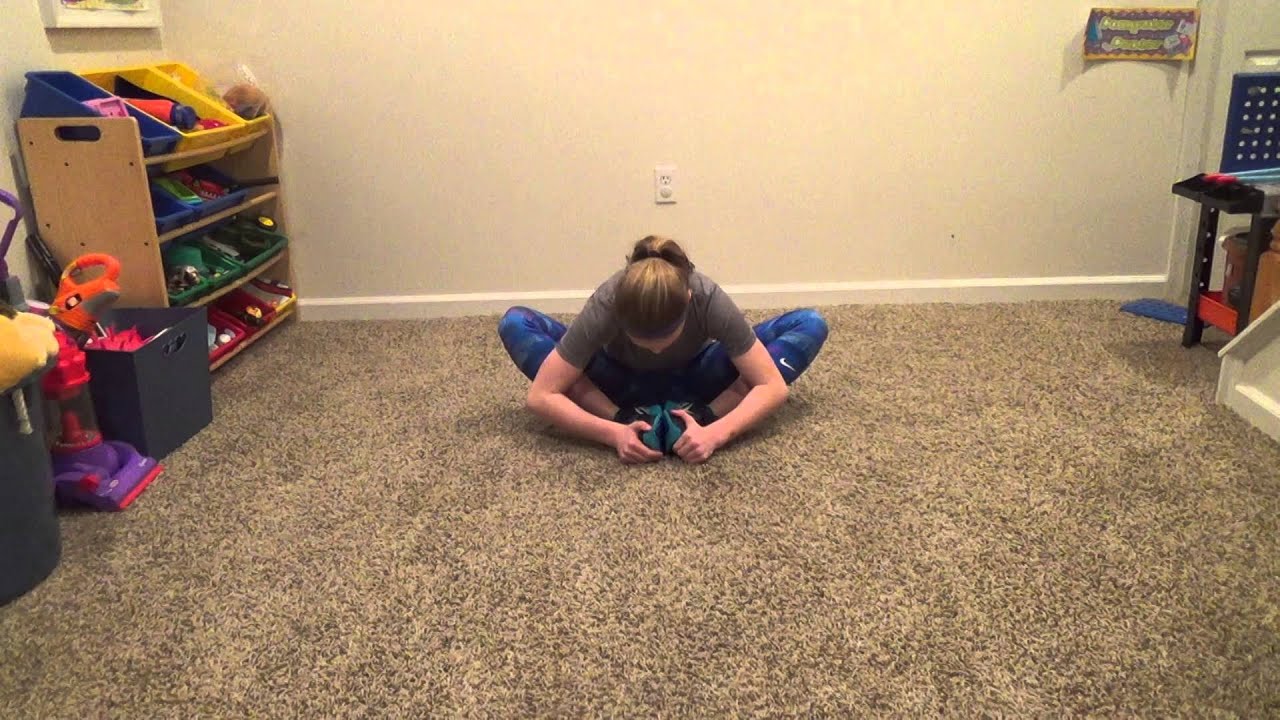 butterfly stretch - YouTube