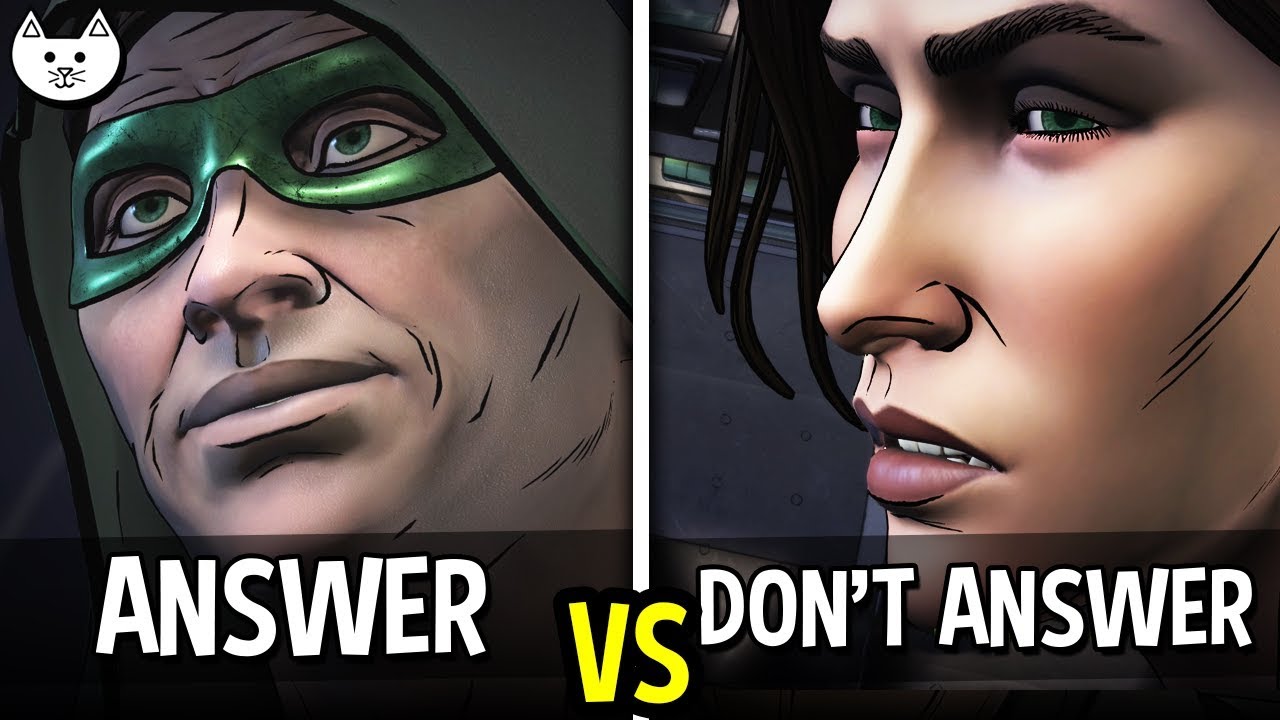 Answer Riddler VS Don't Answer Riddler's Riddles Choice - Telltale ...
