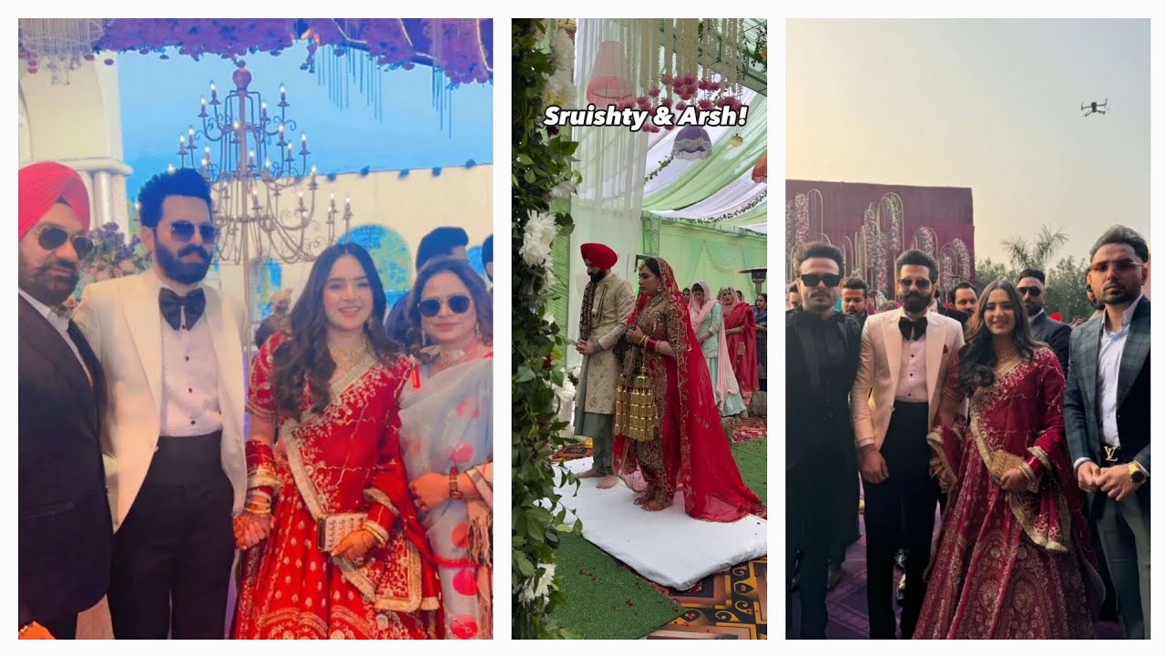 Sruishty mann ਦੇ ਵਿਆਹ ਤੇ ਲੱਗੀਆਂ ਰੌਣਕਾਂ ! Rupinder handa, prem dhillon ...