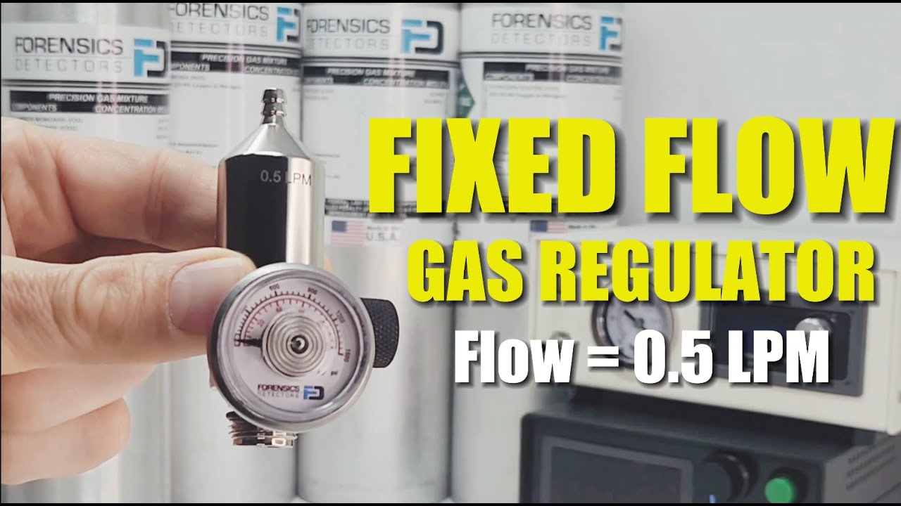 Fixed Flow Gas Regulator (Flow = 0.5 LPM) - YouTube