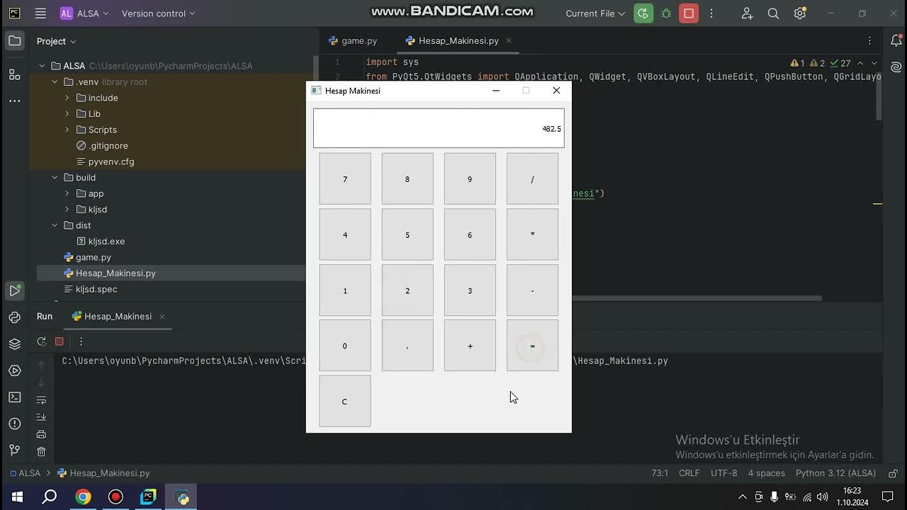 Basit Hesap Makinesi - YouTube
