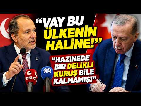 Fatih Erbakan şok verileri açıkladı! Altında Erdoğan'ın imzası var! \
