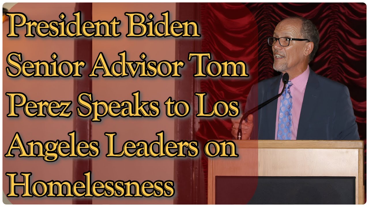 Tom Perez, Senior Advisor to President Biden Speaks on LA Mayor Karen ...