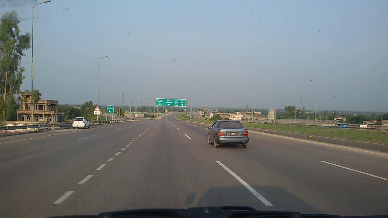 Peshawar -Islamabad Motorway M1 Mardan - YouTube