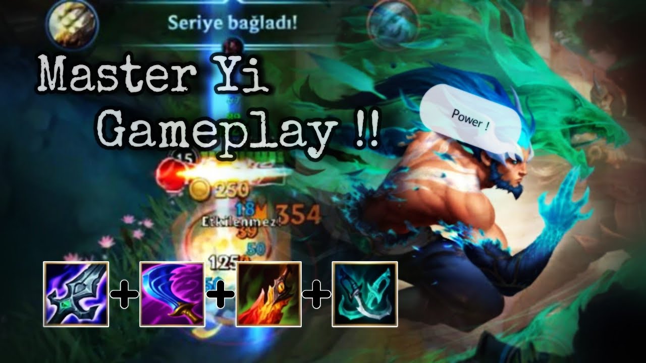 Wild Rift Master Yi Gameplay !! - ( With Build ) - YouTube