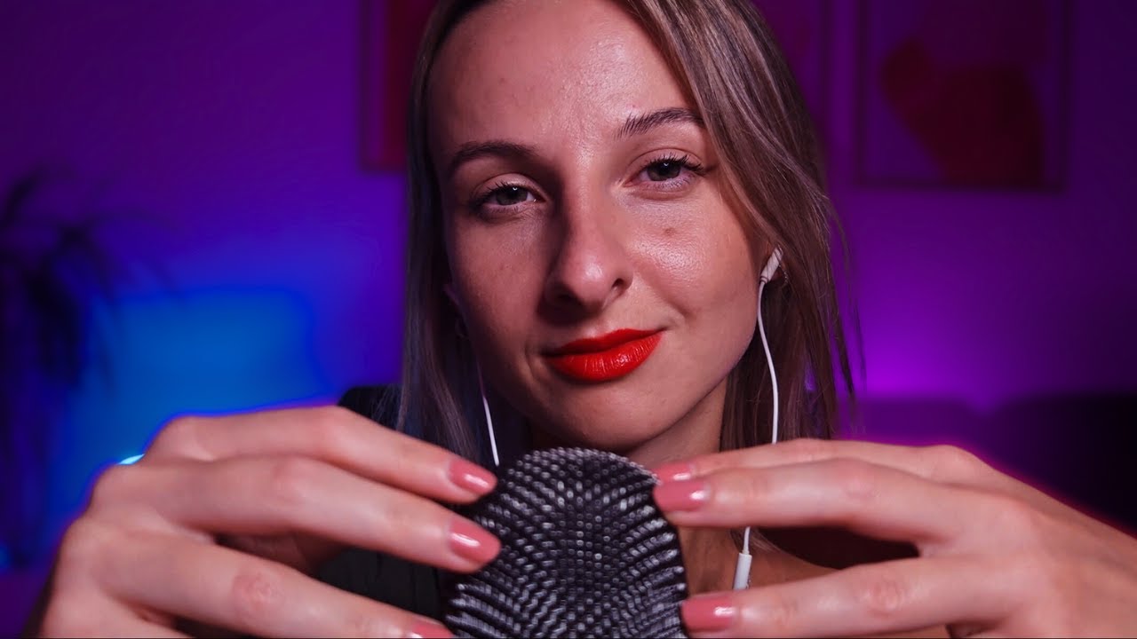 4K ASMR | Up Close Mouth Sounds & Mic Scratching (No Talking) - YouTube