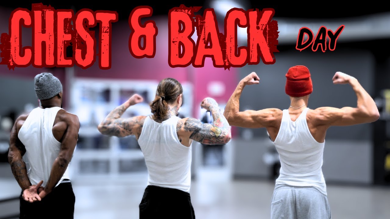 Chest & Back Day With @knucklesbrimm: PUSHING LIMITS - YouTube