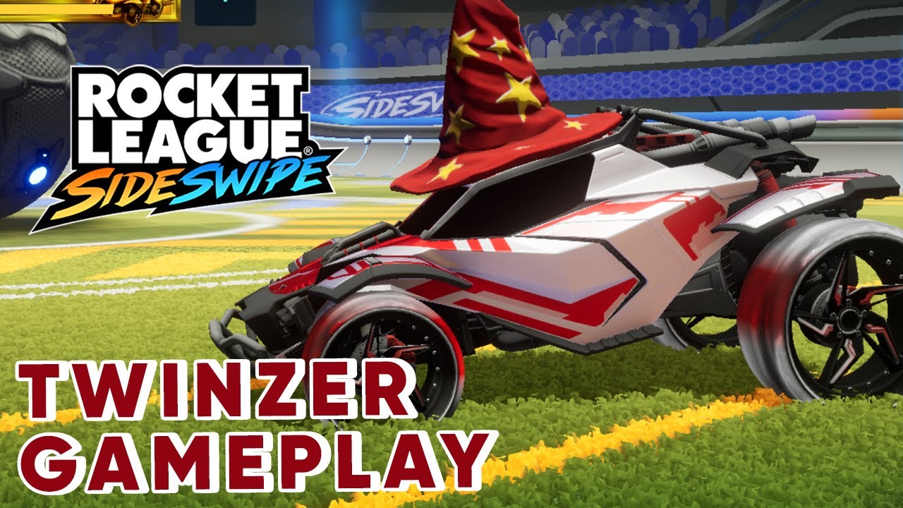 New Car in Rocket League Sideswipe | Twinzer Gameplay | 2v2 doubles ...