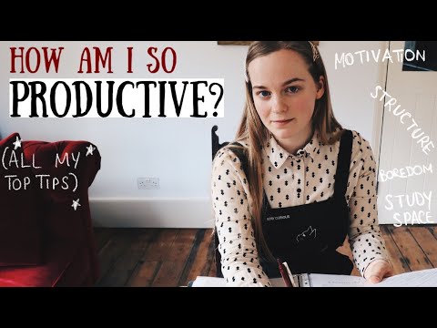 how am I always so productive? (Ultimate Productivity Guide during lockdown) || Ruby Granger