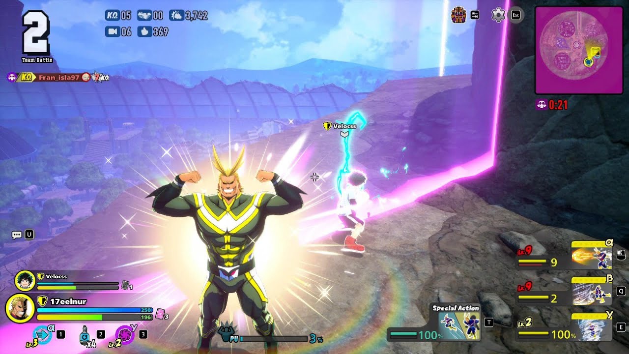 Mastering All Might Before AFO comes - Part1 | MY HERO ULTRA RUMBLE ...