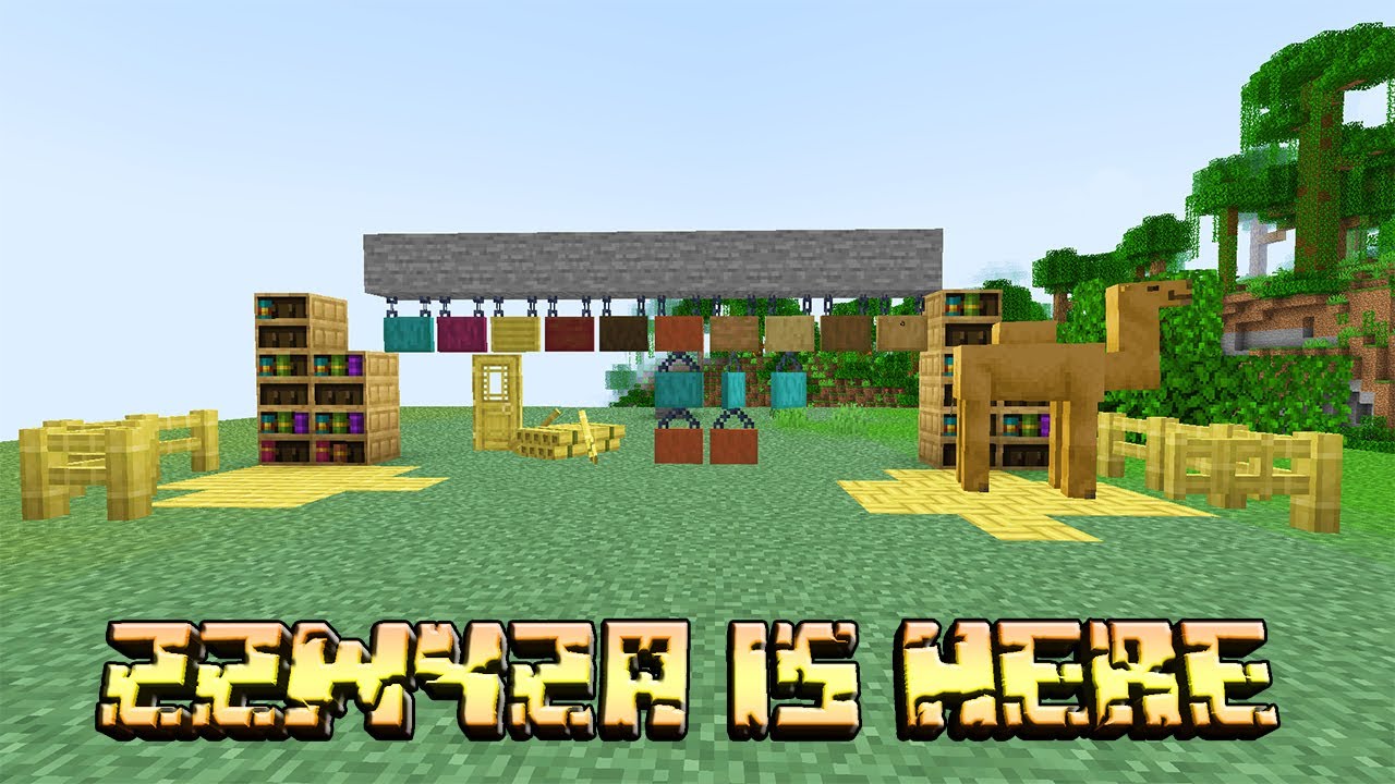 Minecraft 22w42a OUT NOW! | Camels + Bamboo + Experimental Features ...