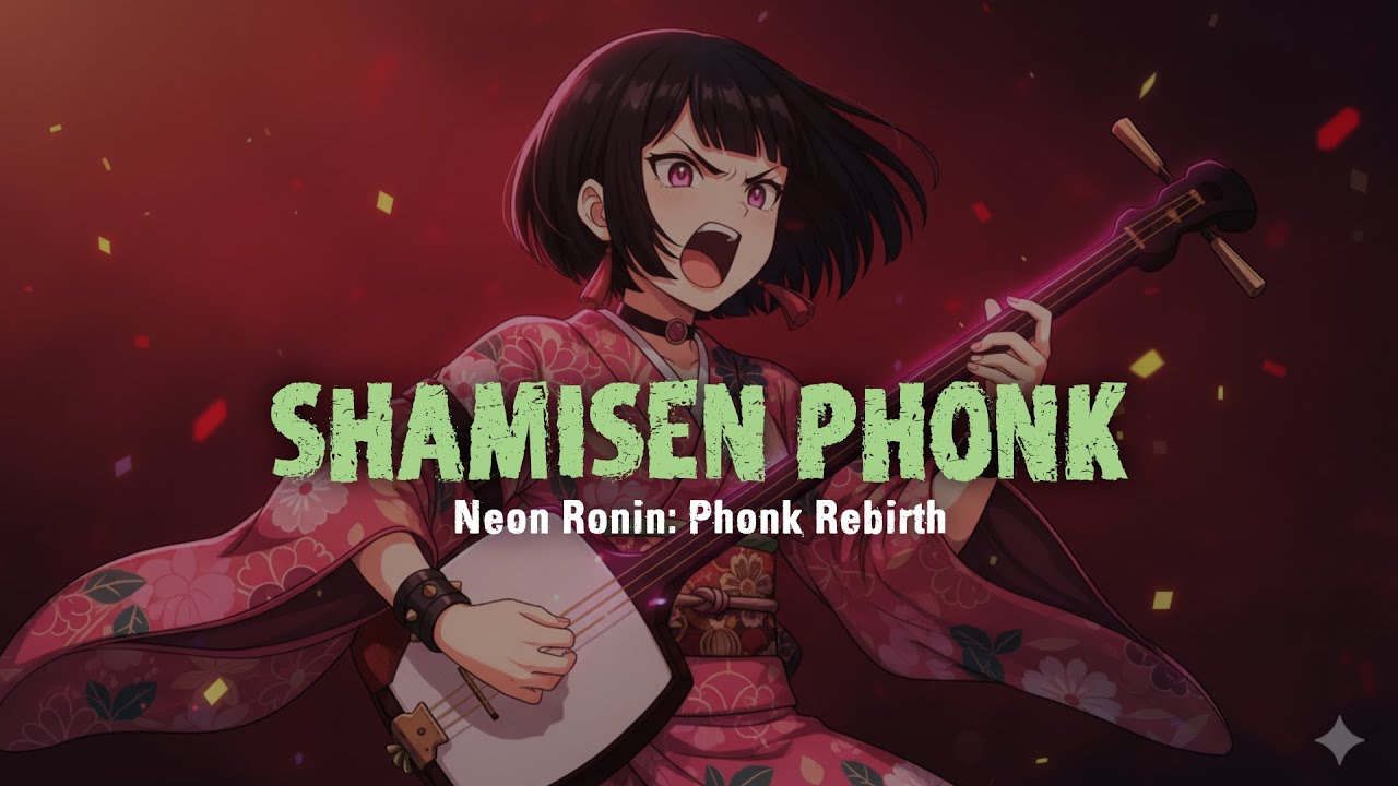 Japanese Shamisen Phonk Full Album [Samurai Drift Music 2025] - Neon ...