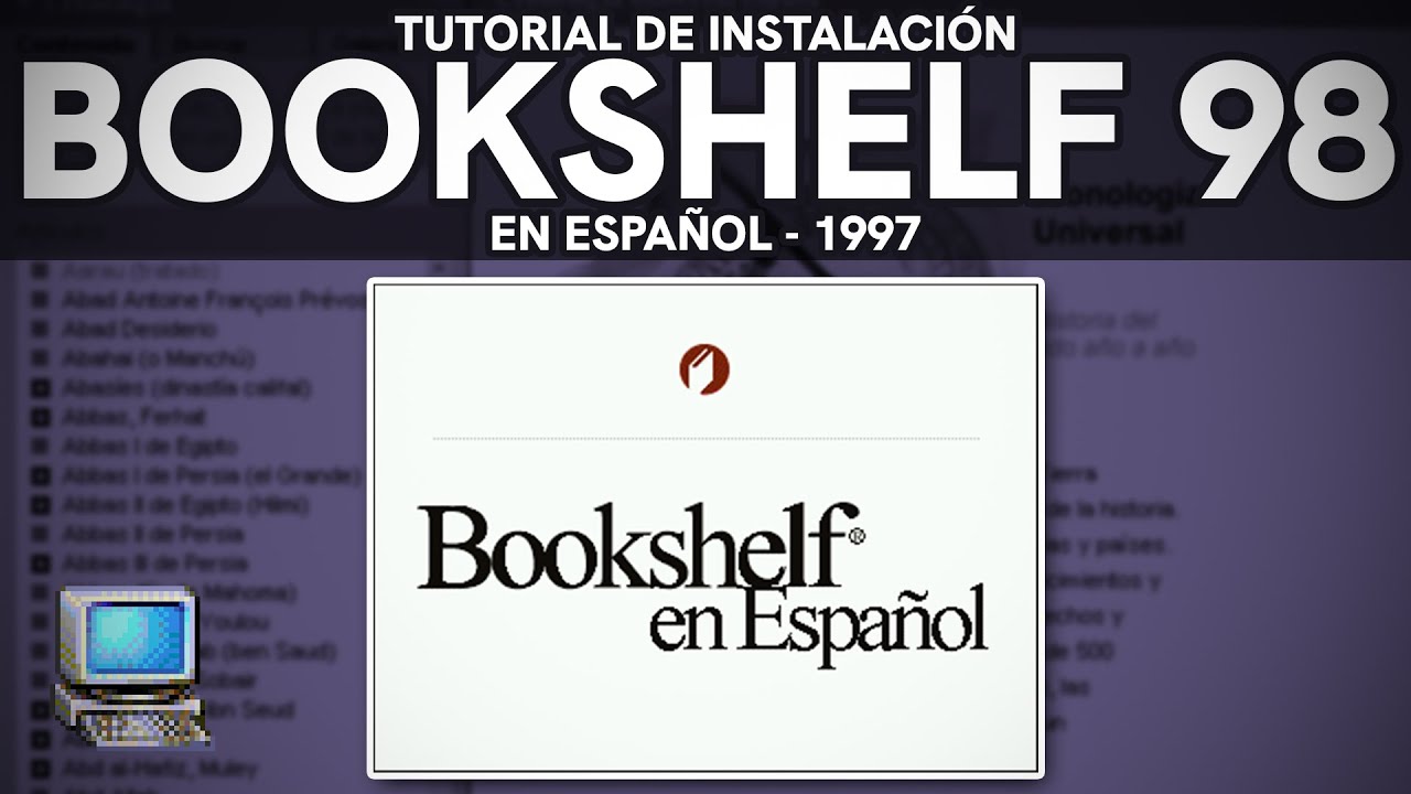 Instalación de Microsoft Bookshelf 98 (en Español) - Tutorial - YouTube