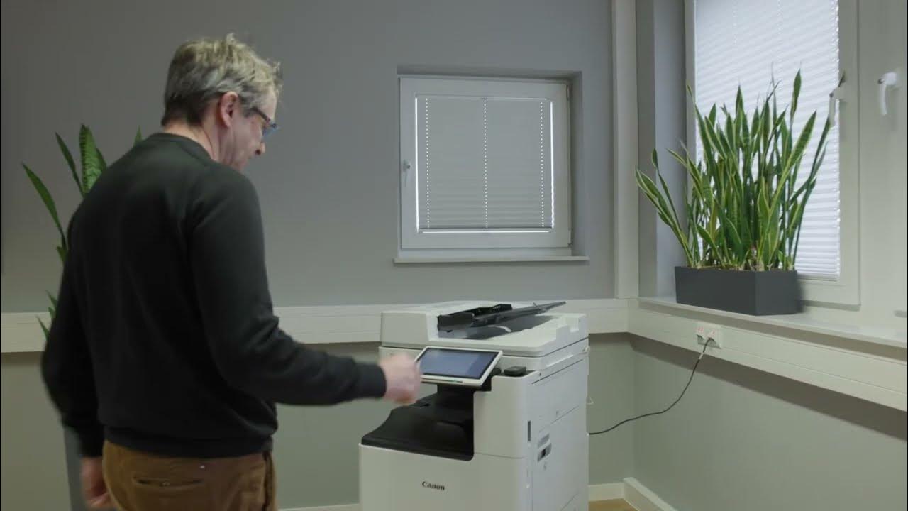 Scan to NetDocuments with uniFLOW Online - YouTube