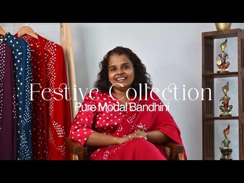 What makes our festive collection so special?ft. Pure Modal Bandhini Kurtas in sizes XS-7XL|Festive