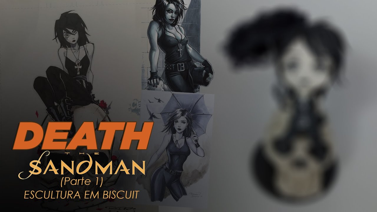 Modelando Chibi Death - SANDMAN - em biscuit (part 1) - YouTube