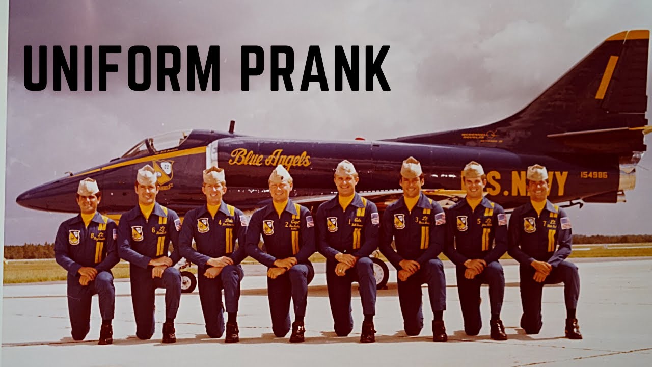 Blue Angels Prank Their Boss - 1978 Uniform Swap - YouTube