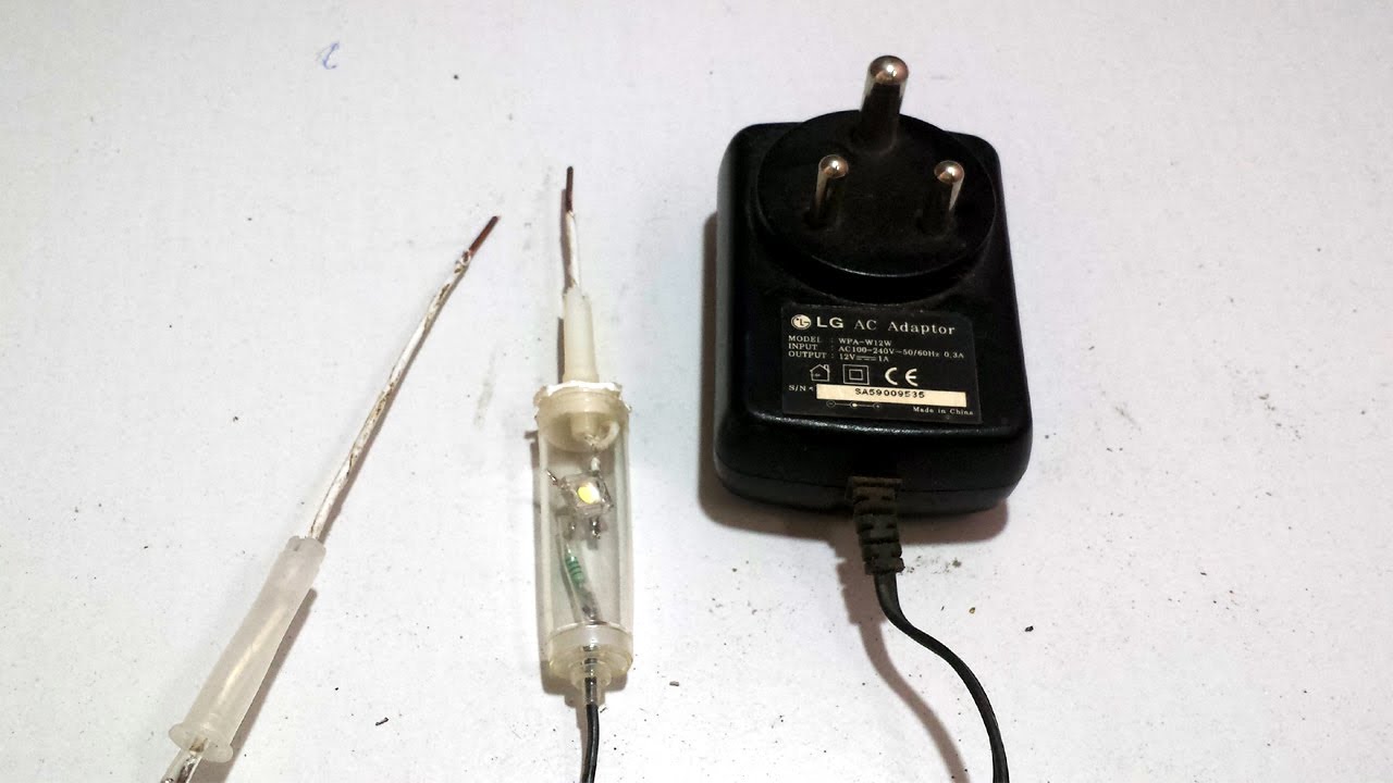 How to make a continuity tester at home with any power adapter. DIY ...