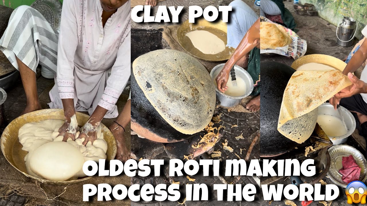 Oldest roti making process in the world | Matka roti preparation - YouTube