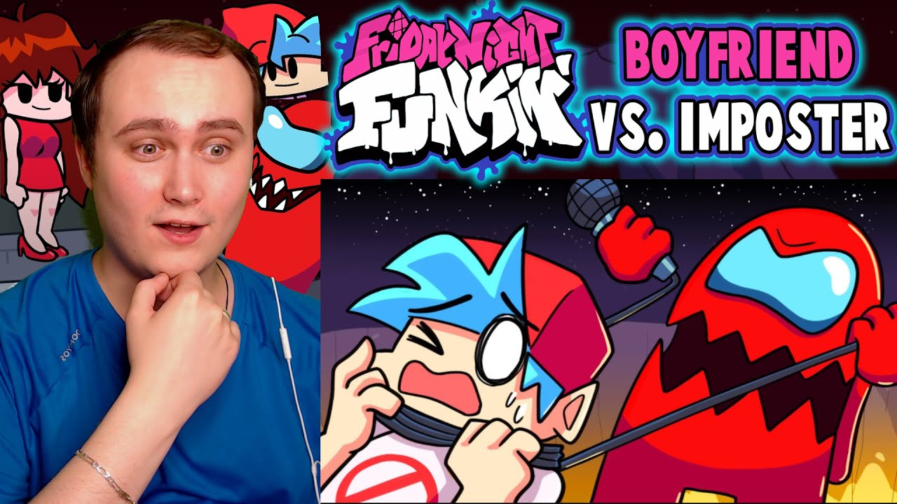 BOYFRIEND vs. IMPOSTER?! Friday Night Funkin' Logic | Cartoon Animation ...