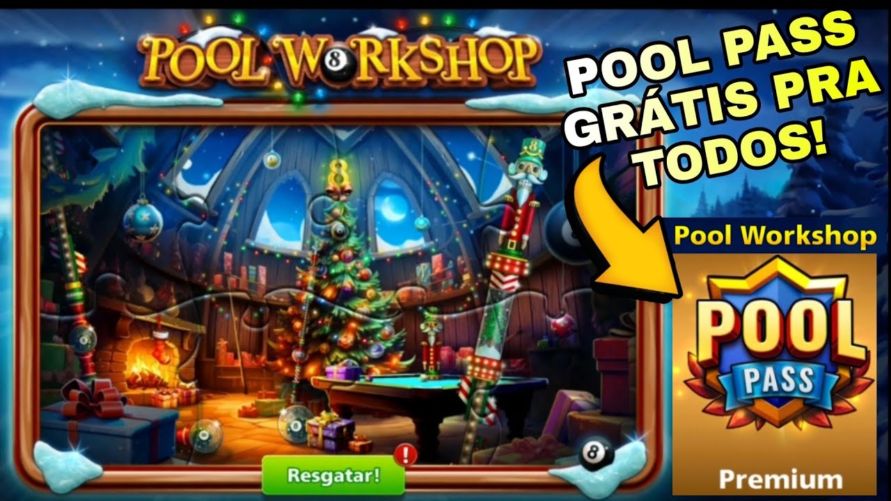 PRESENTE DE NATAL Pool Pass PREMIUM GRÁTIS pra Todos os Jogadores do 8 ...