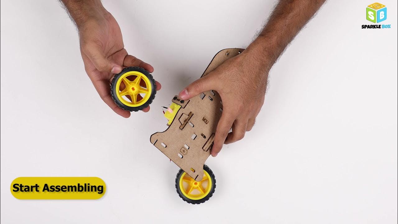 How to make an Obstacle Avoiding Robot | Sparklebox Robotics Kit | Robotics | Sparkle Box - YouTube