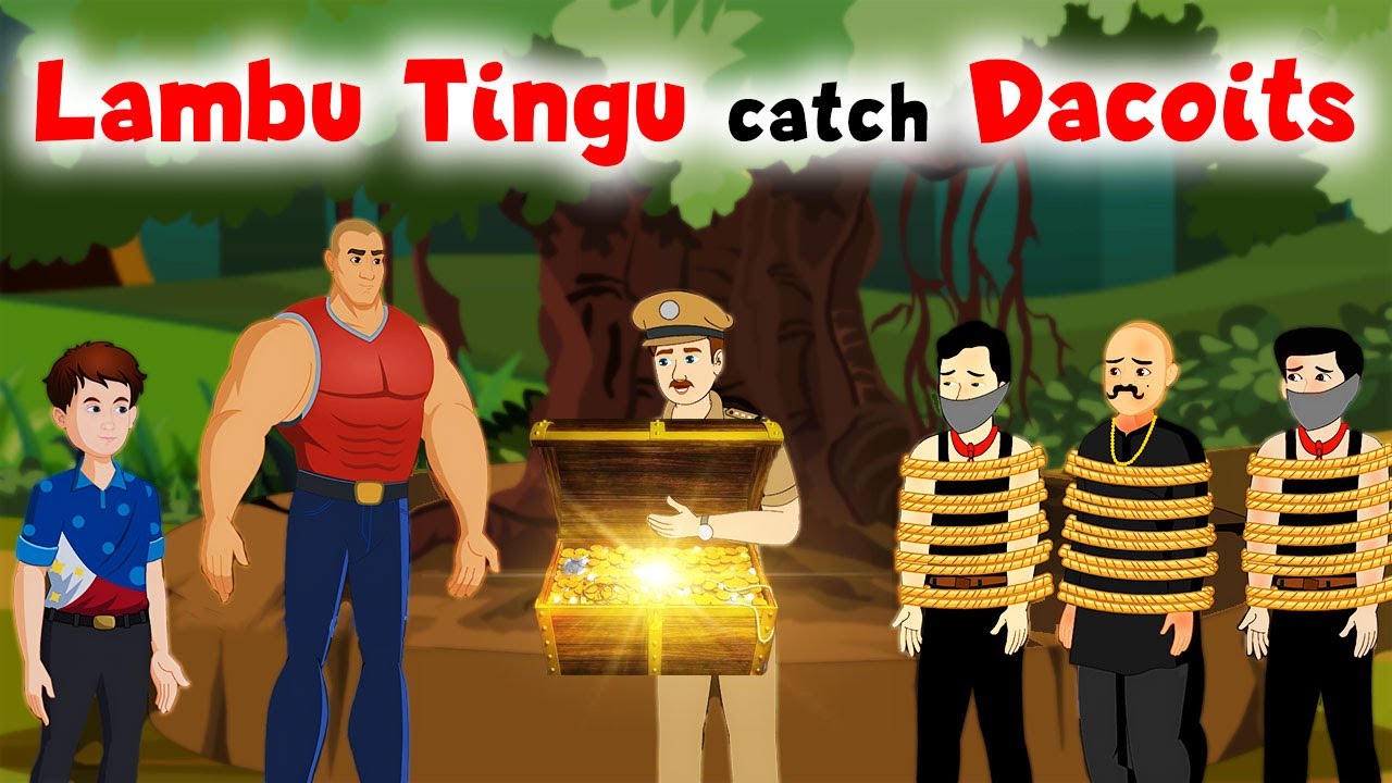 Lambu Tingu catch Dacoits | English Animated Kids Cartoon | Bunny Toonz ...