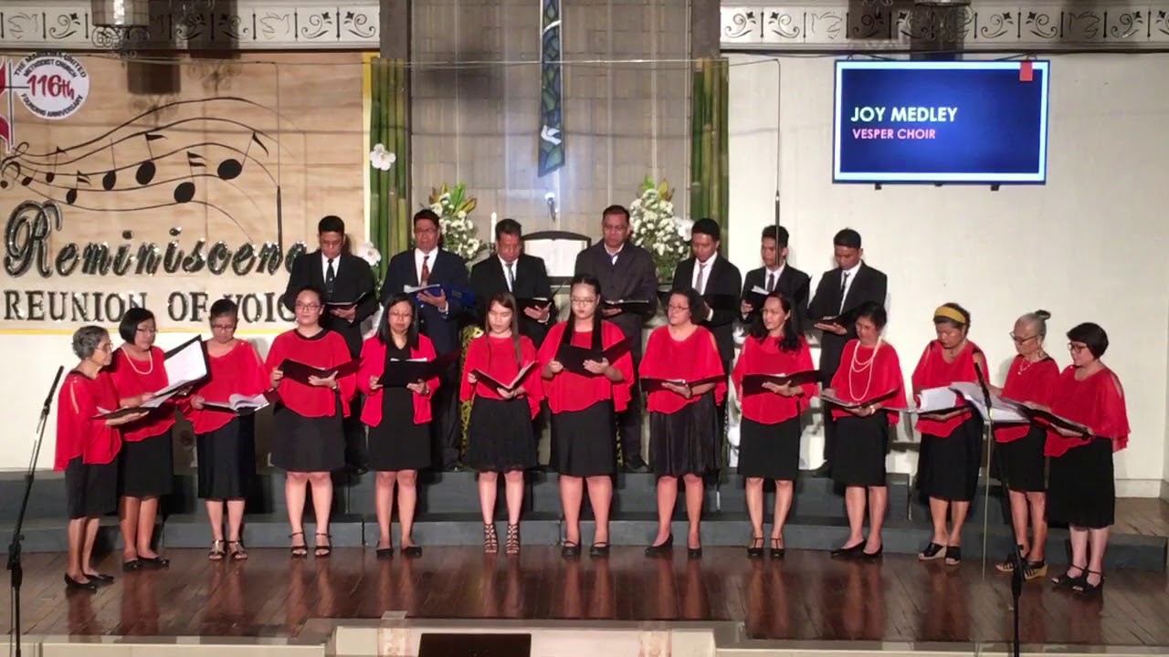 “Joy Medley” Vesper Choir Marikina United Methodist Church - YouTube