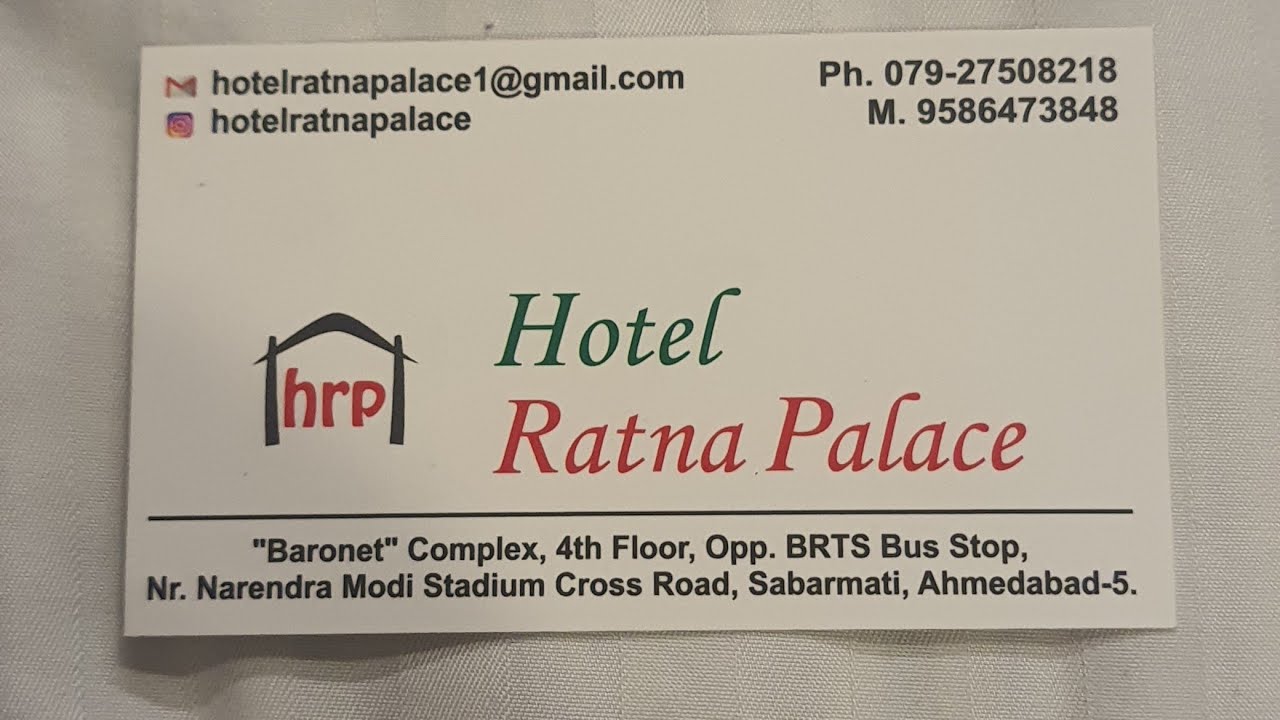 Sabarmati Hotel Ratna Palace 9 September 2025 - YouTube