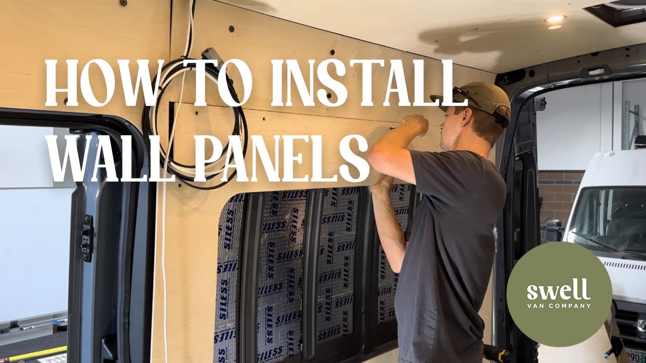 How to Install Wall Paneling in Your Van | Swell Van Co - YouTube