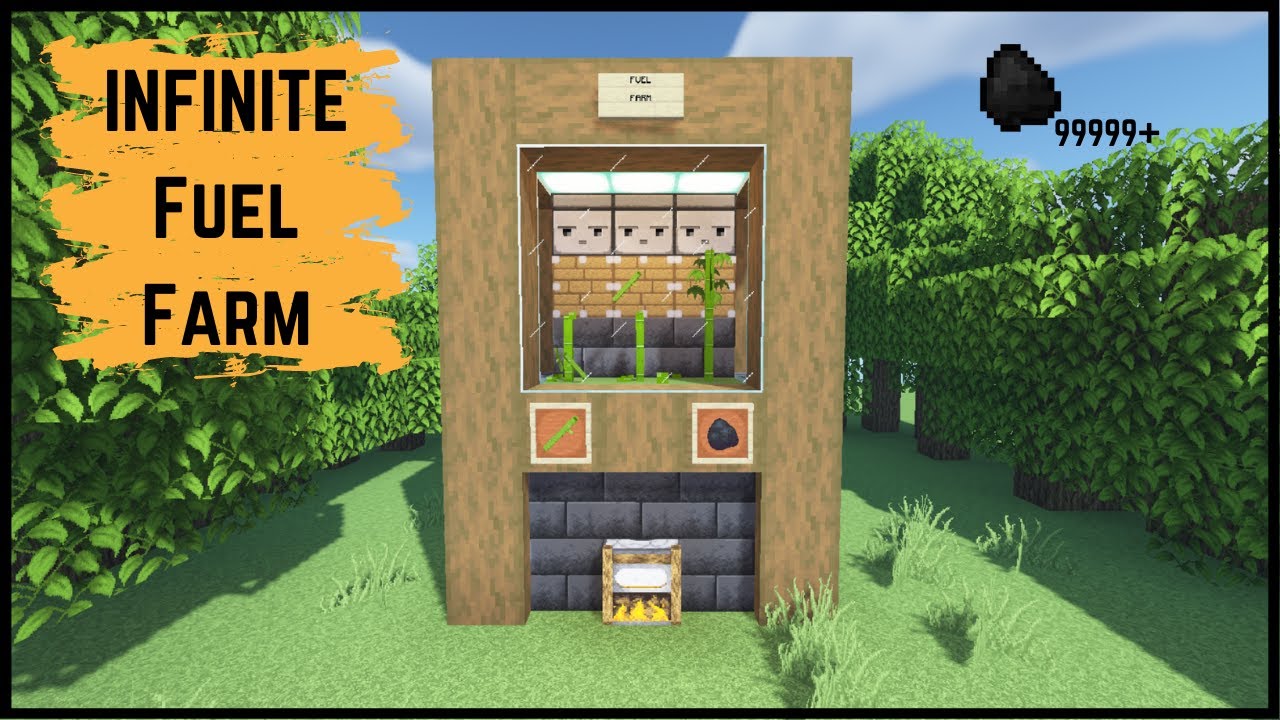 Minecraft : Unlimited Fuel Farm - YouTube