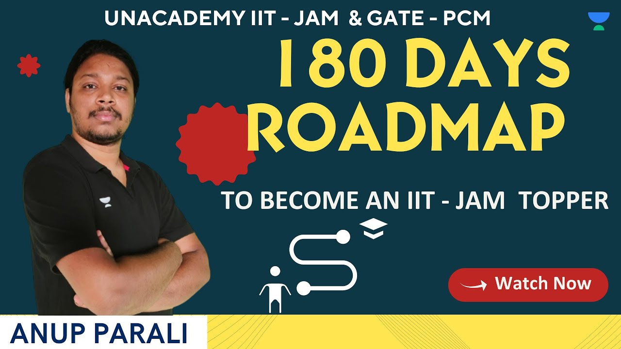 180 Days Road Map to become an IIT JAM Topper | IIT - JAM 2025 | Anup ...