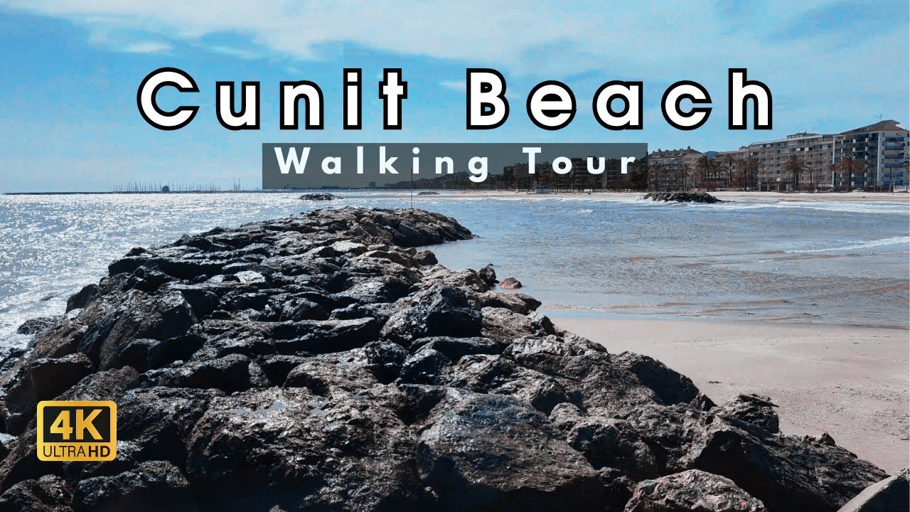 Cunit Beach Walking Tour | Peaceful Spanish Seaside 🇪🇸 - YouTube