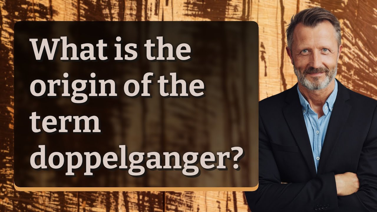What is the origin of the term doppelganger? - YouTube
