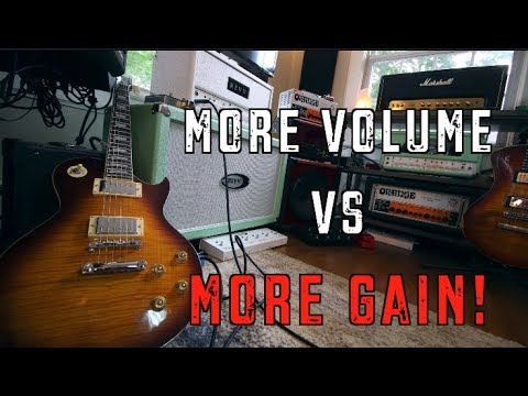 More Volume VS More GAIN!! ( What do you prefer?) - YouTube