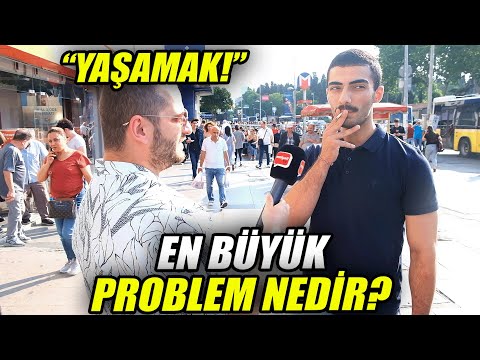 En büyük problem göçmen krizi..! | Sokak Röportajları