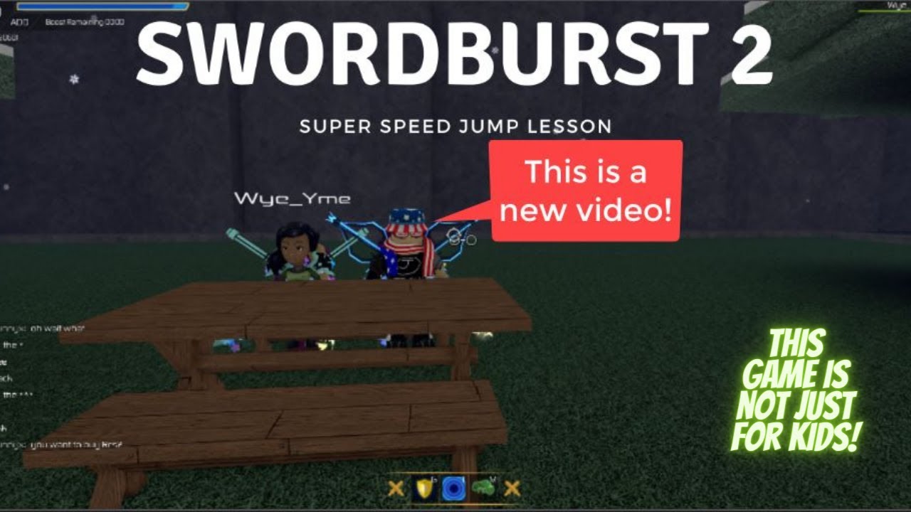 SwordBurst 2 Super Speed Jump OR Speed Glitch Instructions - YouTube