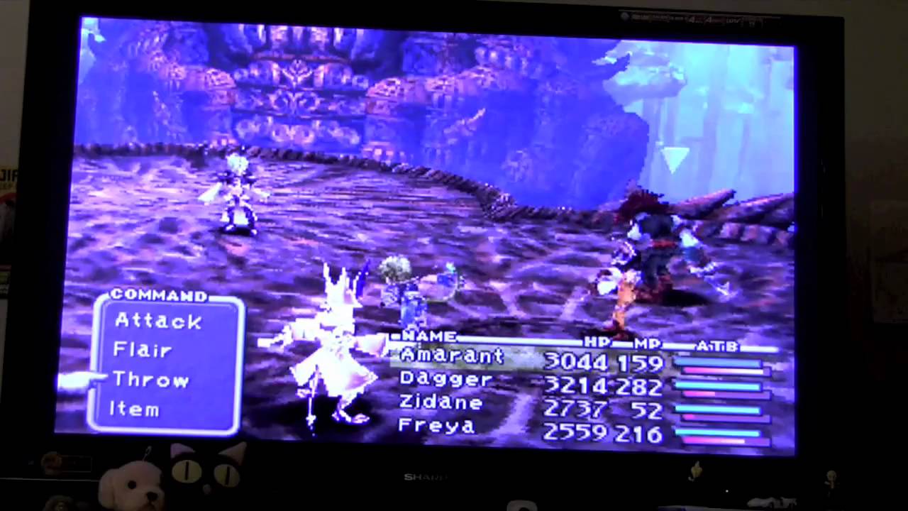 FF9: Boss Battle Fight with Kuja (the first one -- disc 3) - YouTube