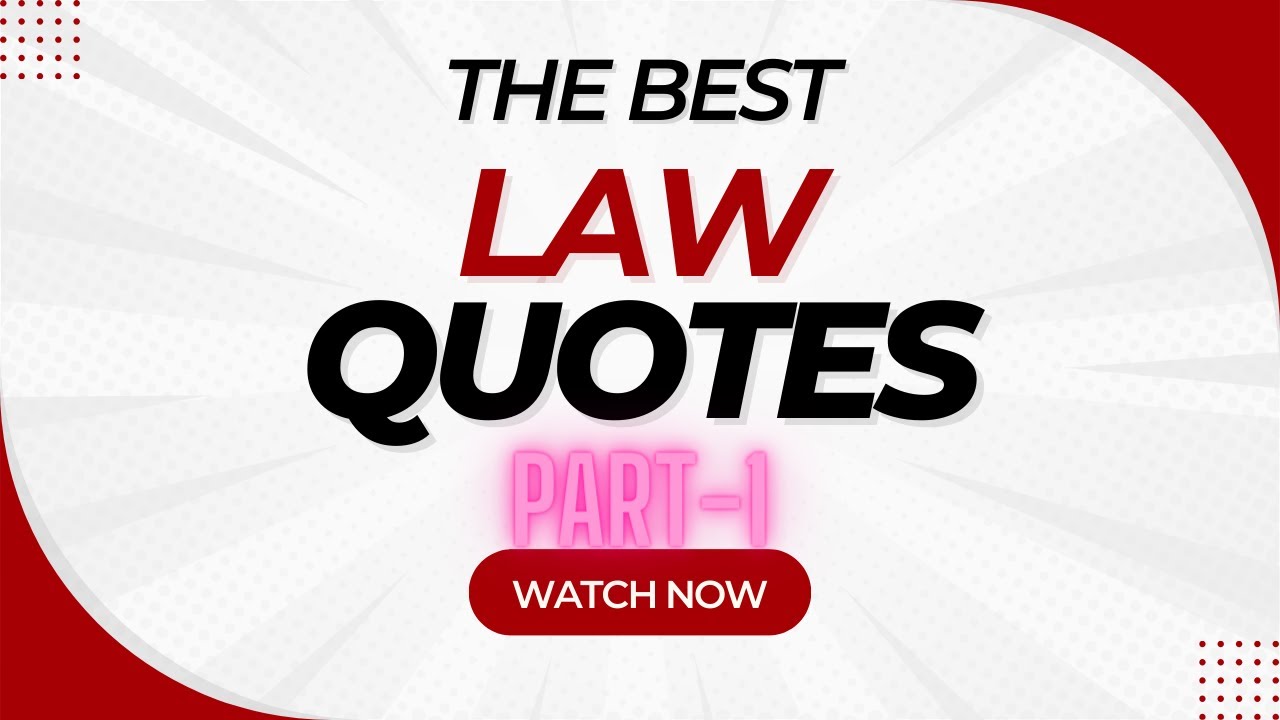Best Law Quotes | Legal Wisdom | Atiq Usman Official - YouTube