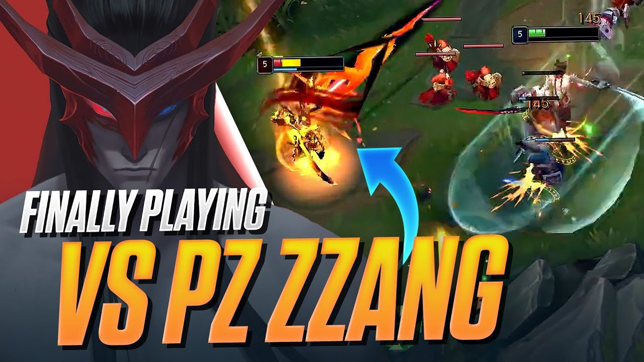 Finally playing vs Pz Zzang (I made them FF) | Dzukill - YouTube