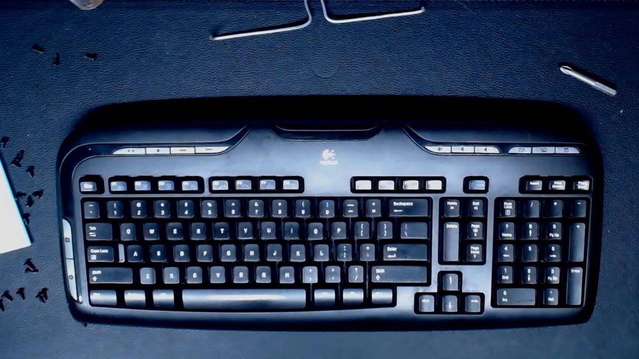 Logitech Wireless Keyboard teardown - YouTube