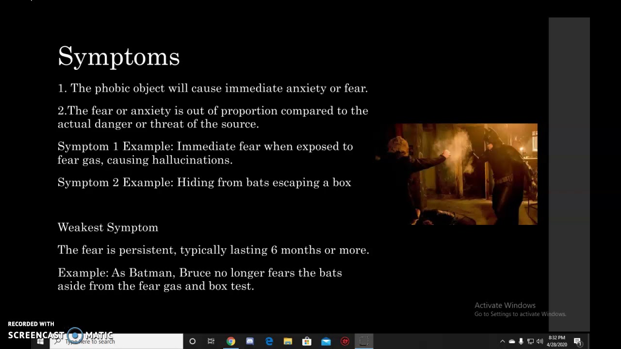 Anxiety Disorder in Batman Begins - YouTube